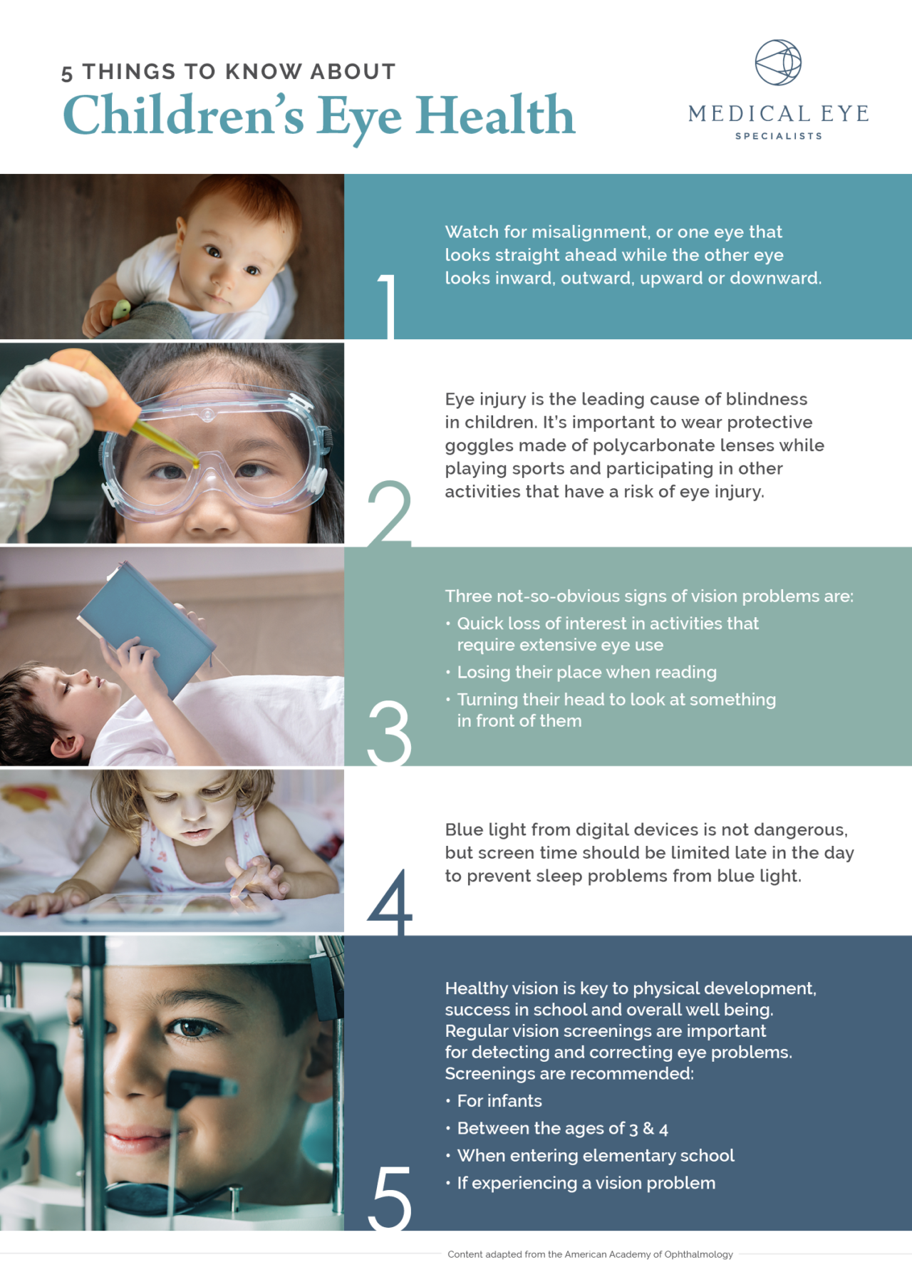 5 Things to Know About Children’s Eye Health | Medical Eye Specialists